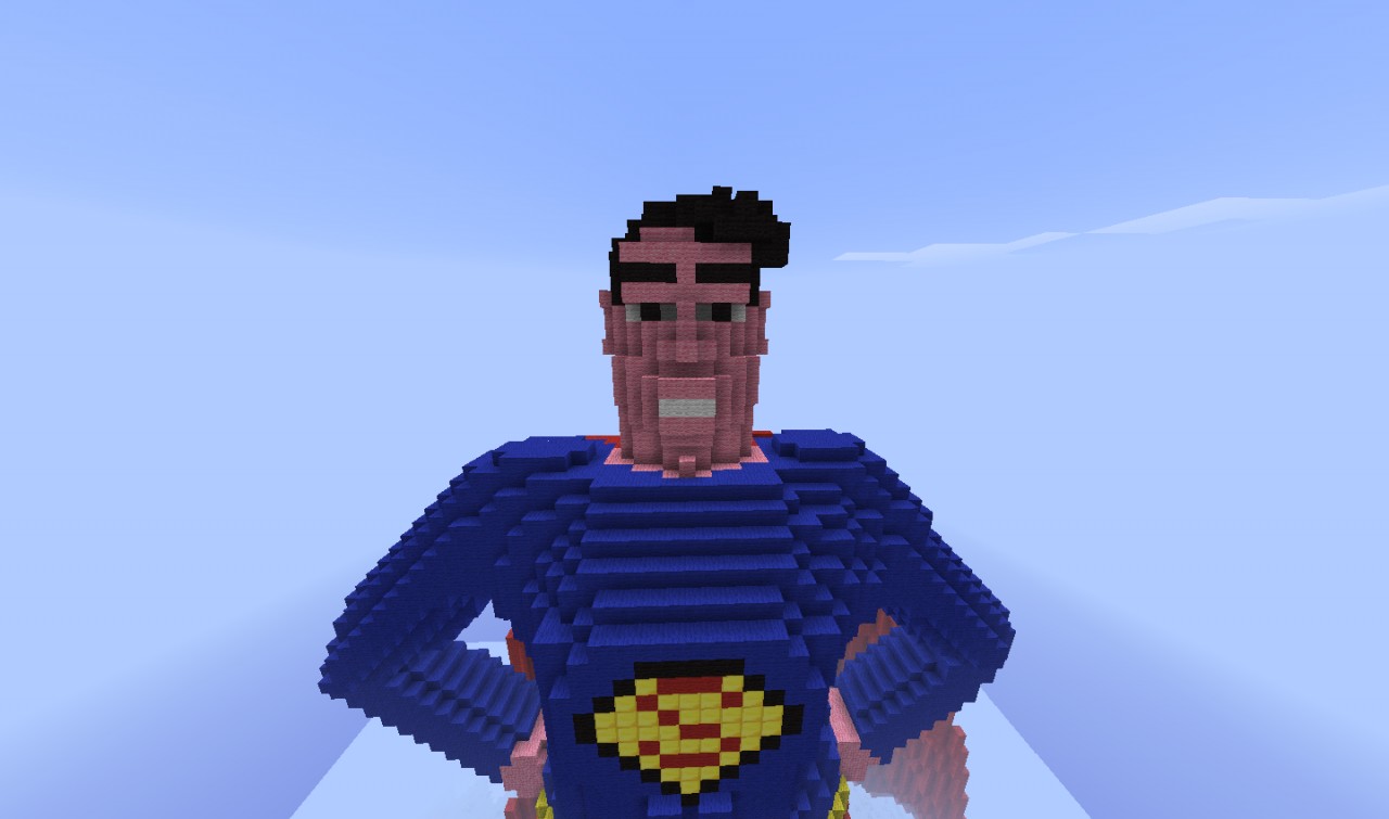 Giant Superman Minecraft Map