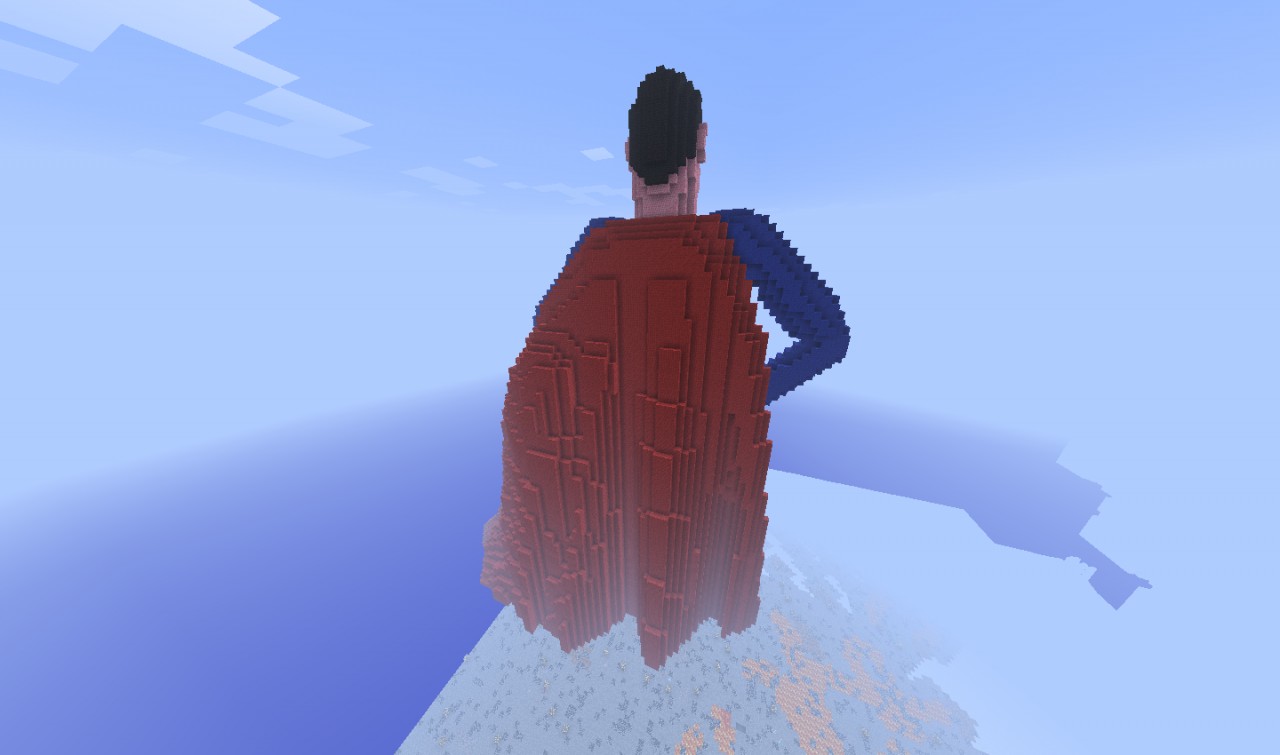 Giant Superman Minecraft Map