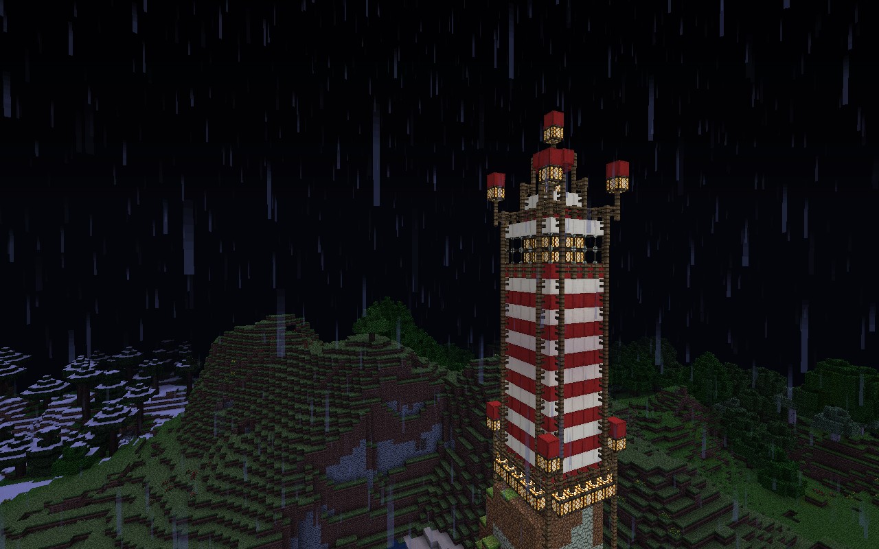Strange-Styled Lighthouse Minecraft Map