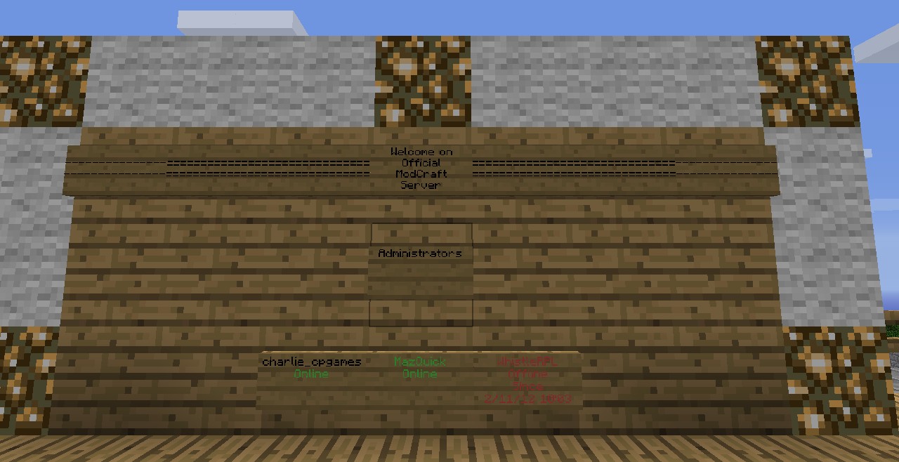 The Official Modcraft Server Minecraft Server