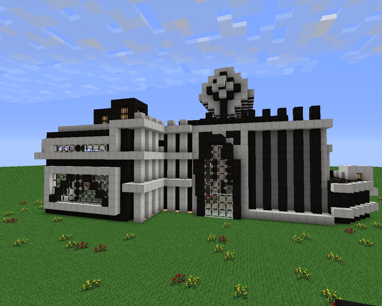 Wool mansion Minecraft Map