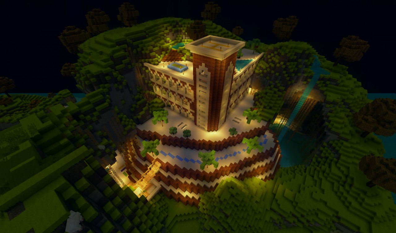 Utopia World Hotel - Luxury Resort - Contest Minecraft Map
