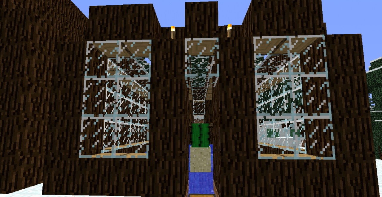 Big House > Automatic Water,Sugarcane and Cactus Farm Minecraft Map