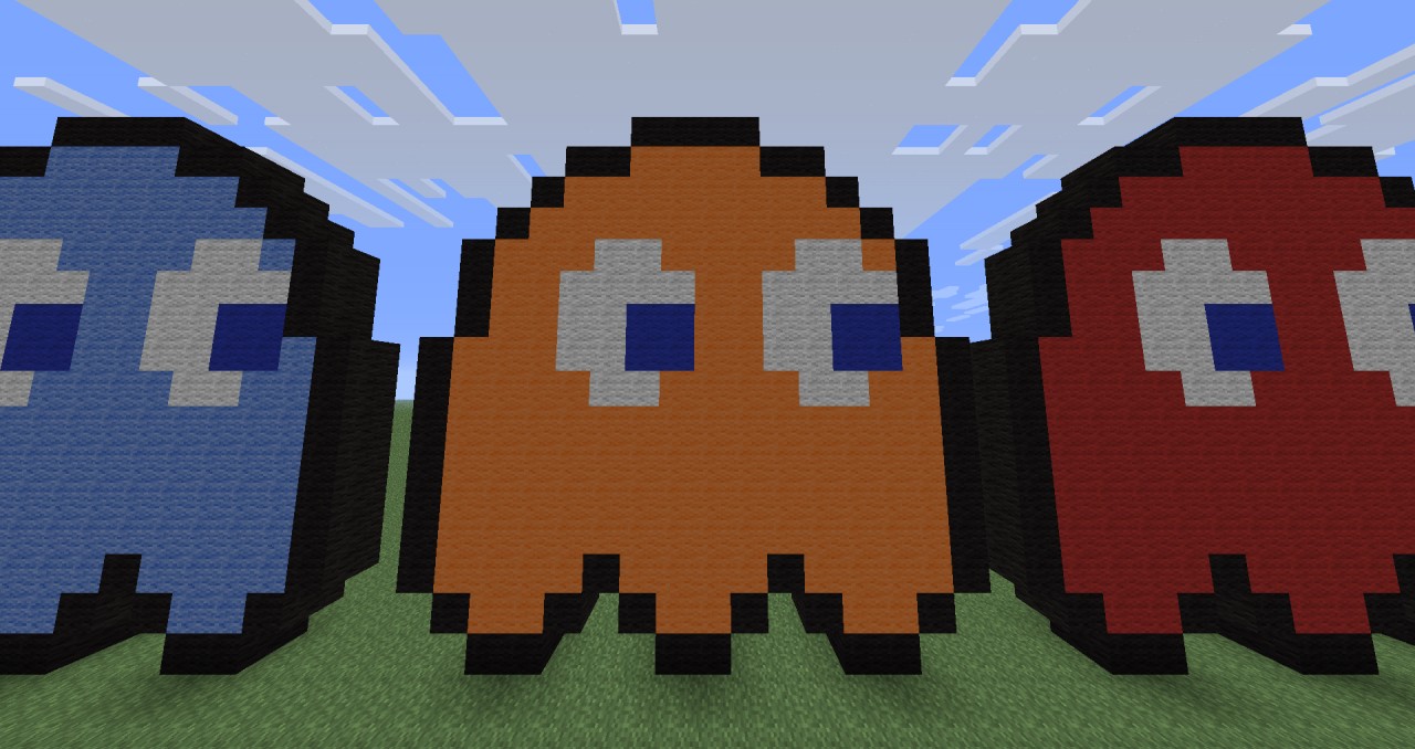 Pac-Man w/ Ghosts :3 Minecraft Map