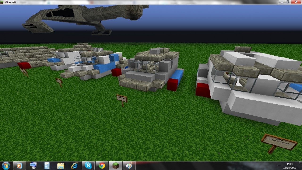 Star Trek Evolution of the shuttle craft Minecraft Map