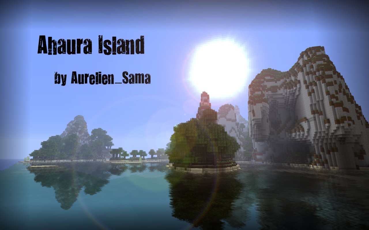Ahaura Island - Custom terrain for MC 1.1 ( Ores,huge caves, ravines ...