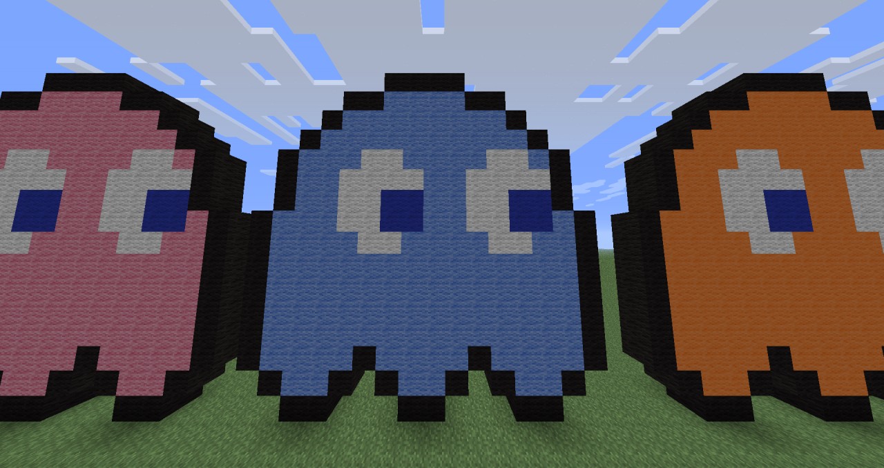 Pac-Man w/ Ghosts :3 Minecraft Map