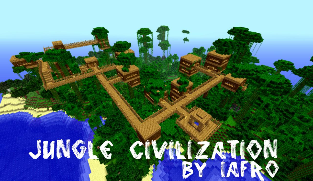 Jungle Civilization Map Minecraft Map