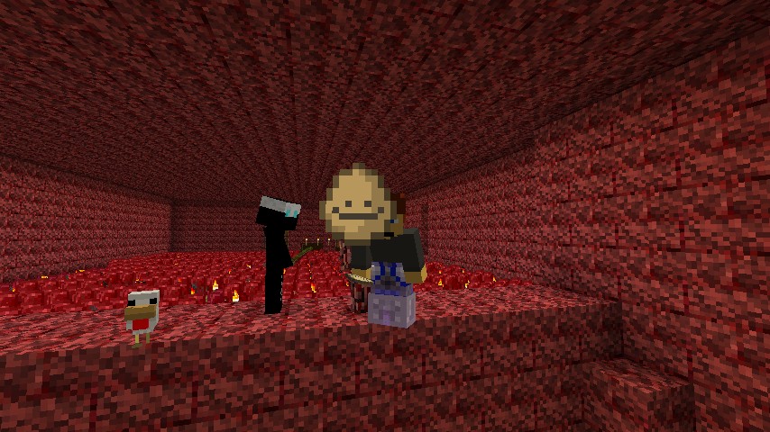 Nether Wart/Egg farm in the nether Minecraft Map