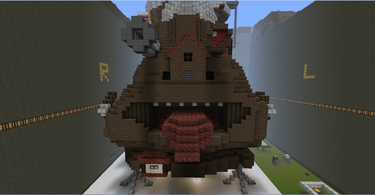 Howl's Moving Castle Minecraft Map