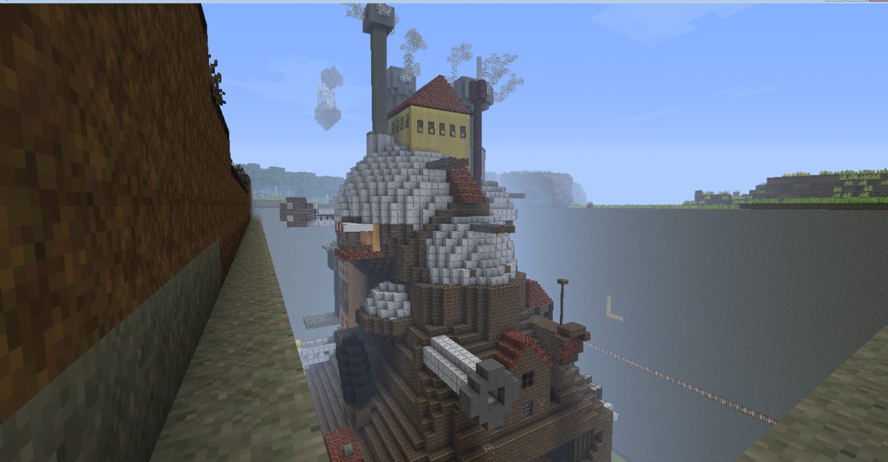 Howl's Moving Castle Minecraft Map