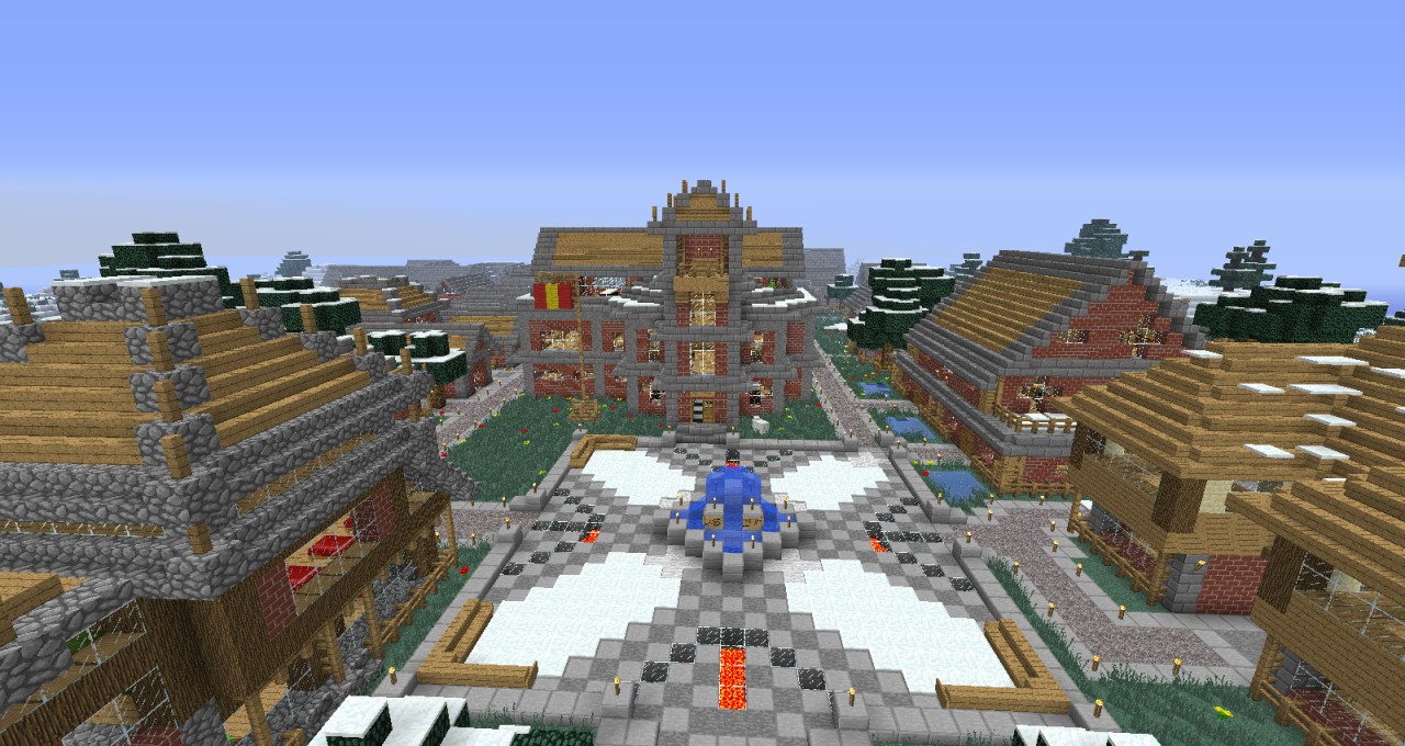 One of my cities : Ipswitch Minecraft Map