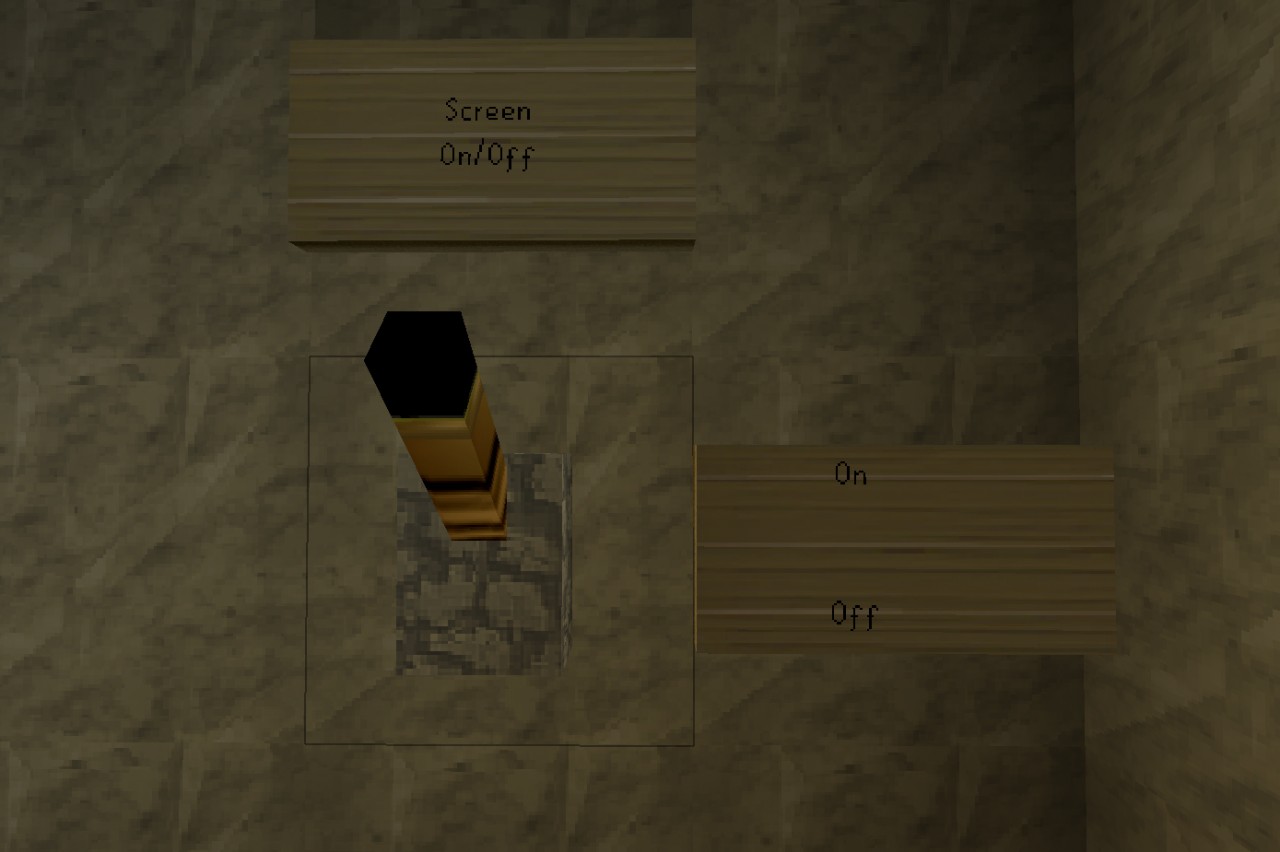 Programmable screen Minecraft Map