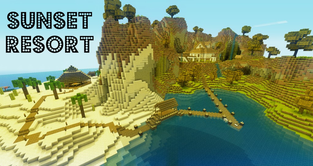 Sunset resort - contest Minecraft Map
