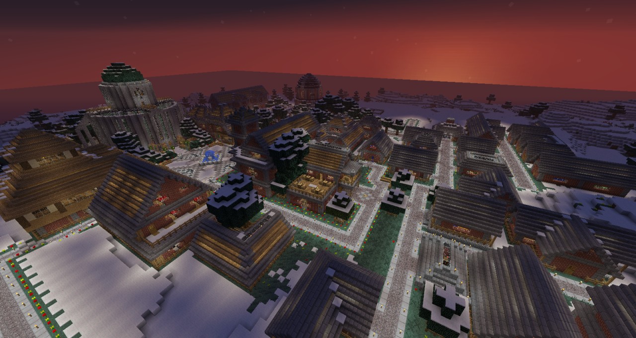 One of my cities : Ipswitch Minecraft Map