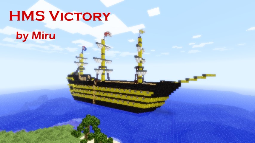 HMS Victory 1:1 Scale Minecraft Map