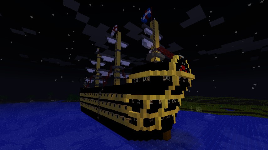 HMS Victory 1:1 Scale Minecraft Map