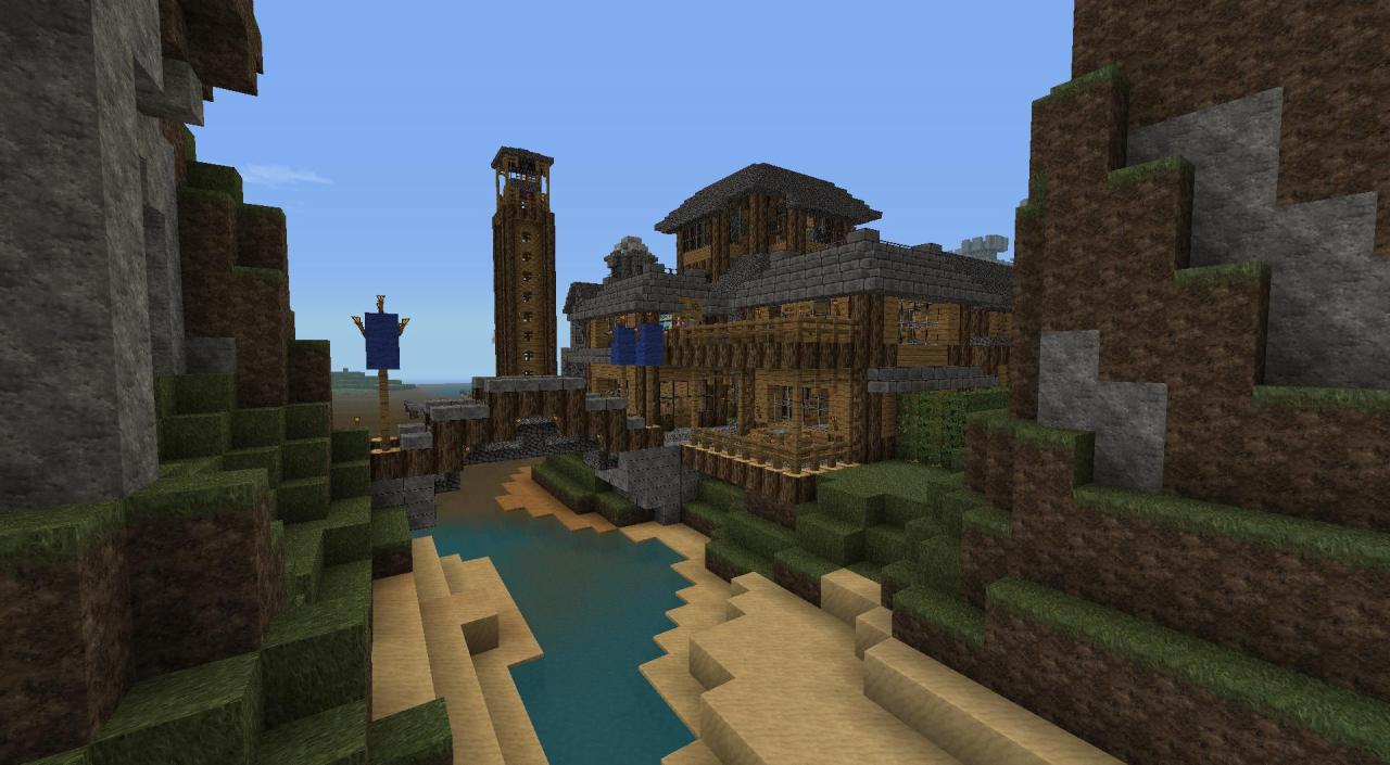 The Fishing Village Minecraft Map