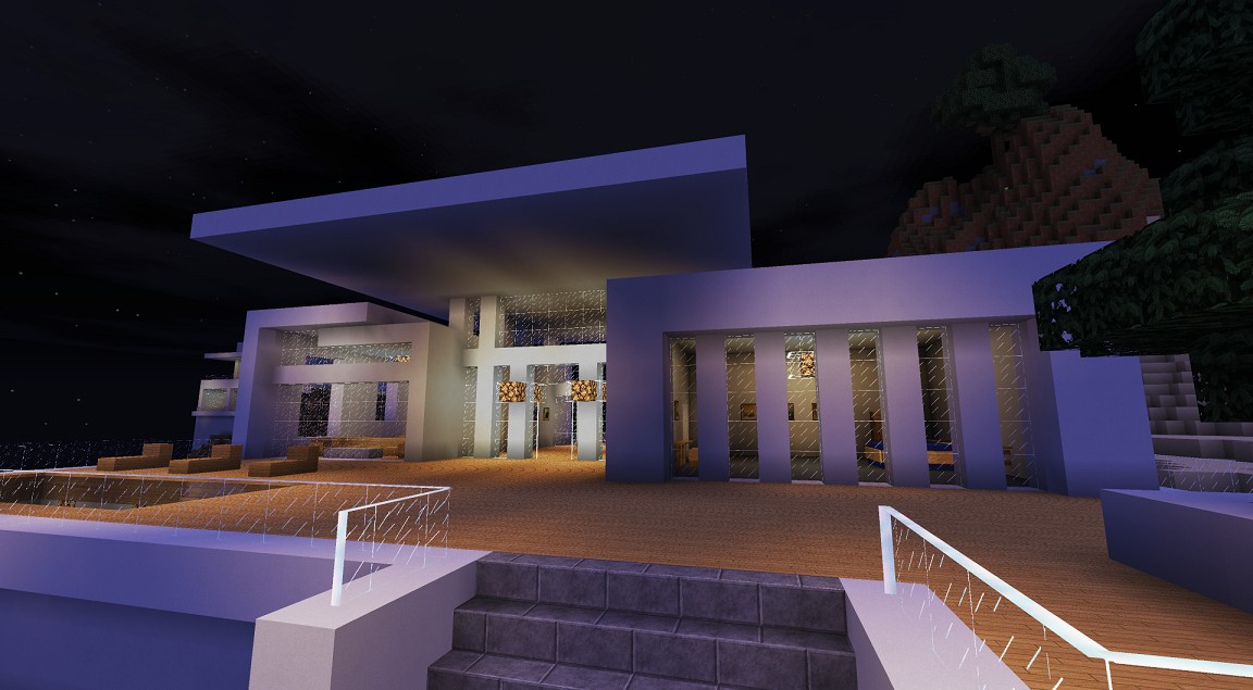 Modern House - Beach Project [Waterways][Updated!] Minecraft Map