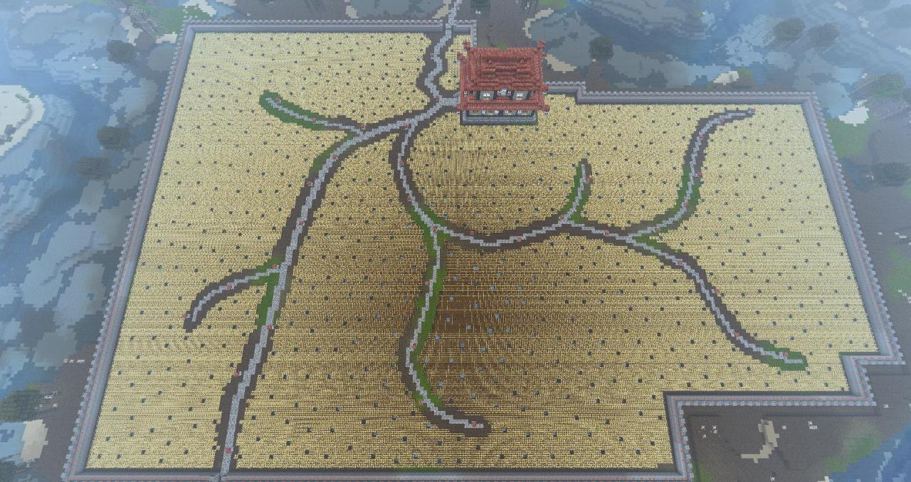 Asian farm Minecraft Map