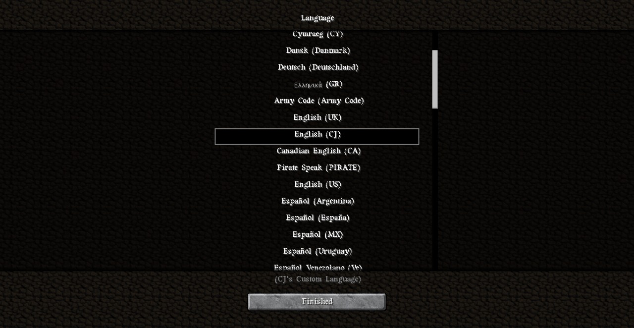 CJ's Custom Language Minecraft Mod