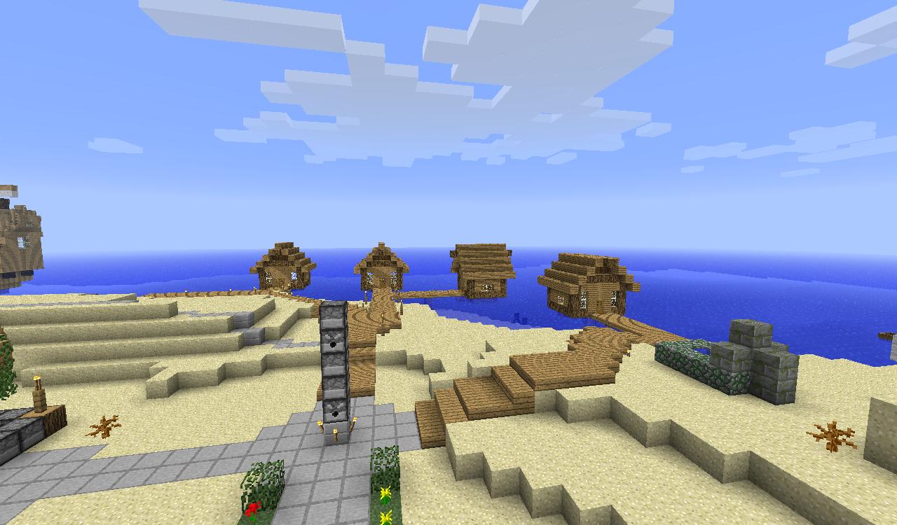 TIKI island resort Minecraft Map