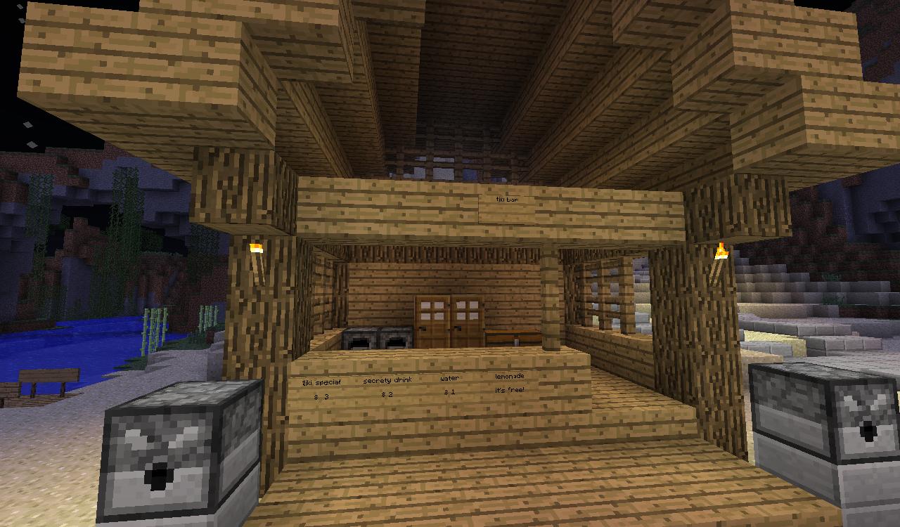 TIKI island resort Minecraft Map