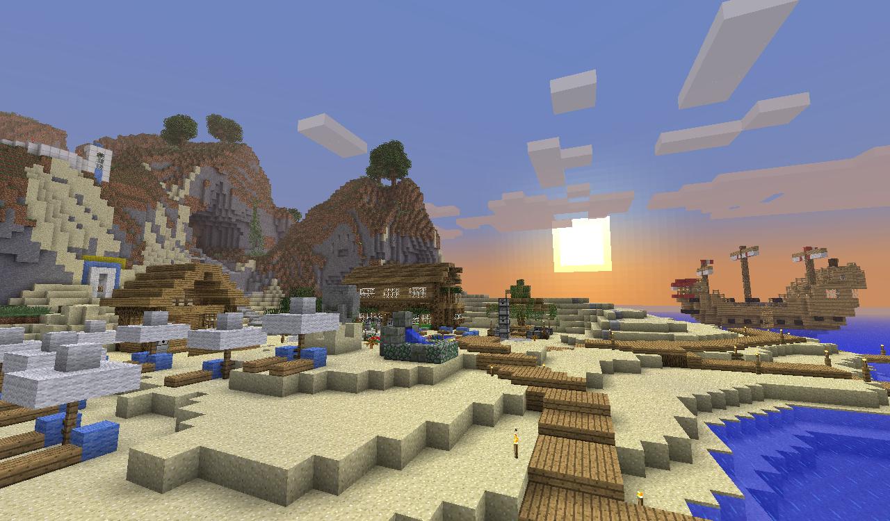 TIKI island resort Minecraft Map