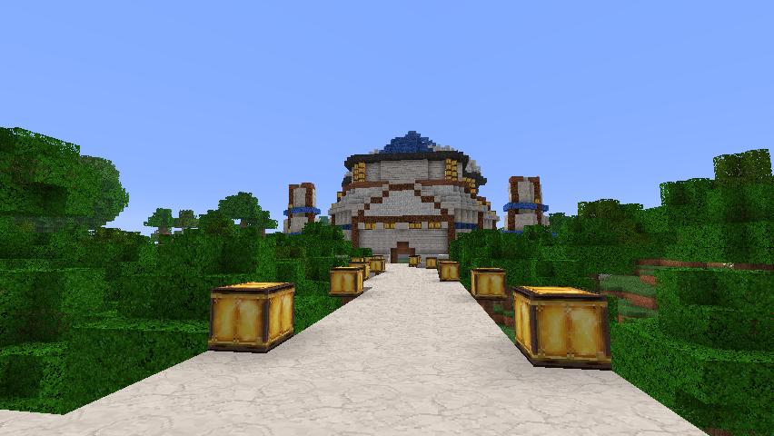 Elvish buildings Minecraft Map