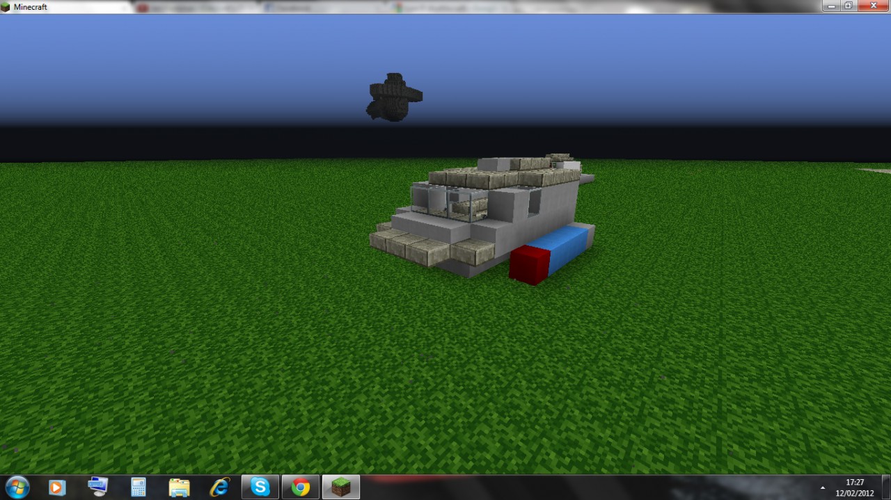 Star Trek Type 8 Shuttle craft (Zeppelin Mod compatible Minecraft Map