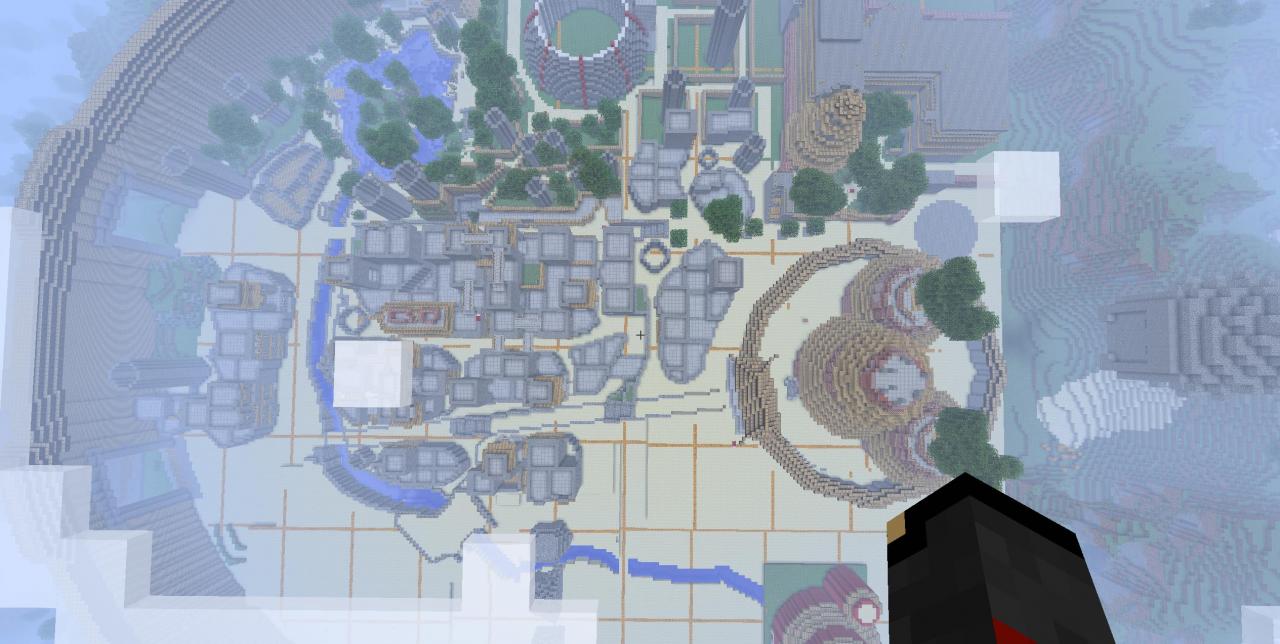 Konohagakure - Hidden leaf Minecraft Map