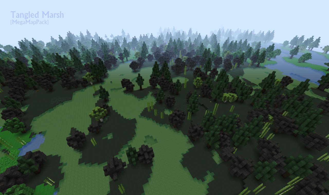 Custom Terrain: MegaMapPack [x12] Minecraft Map