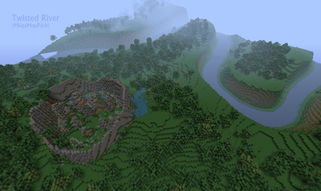 Custom Terrain: MegaMapPack [x12] Minecraft Map