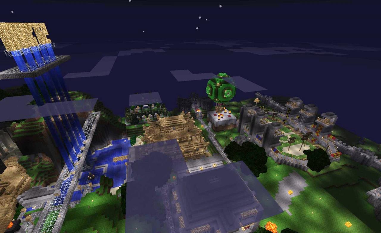 Panoramic View Of Neopolis Minecraft Map