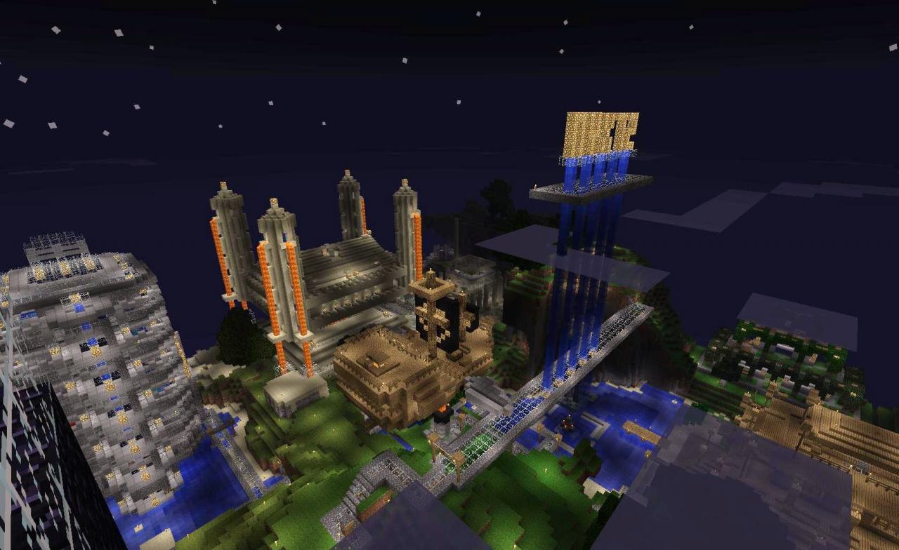 Panoramic View Of Neopolis Minecraft Map