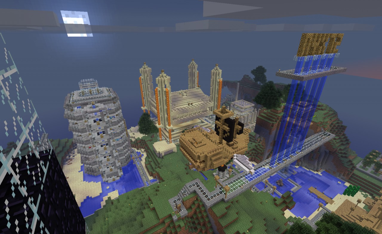 Panoramic View Of Neopolis Minecraft Map