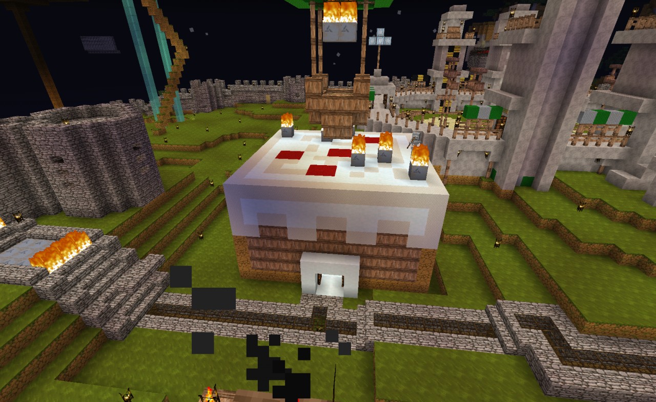 Cake building Minecraft Map