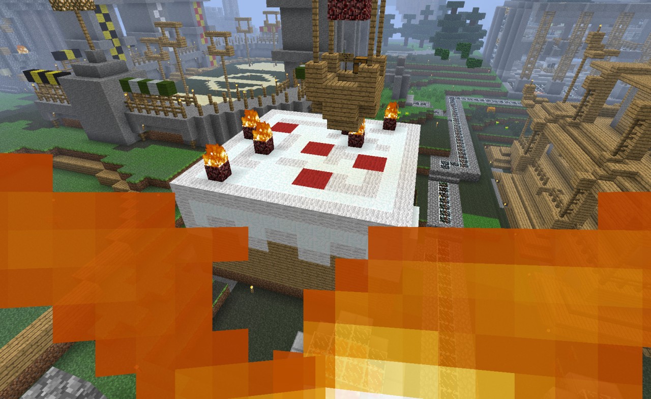 Cake building Minecraft Map