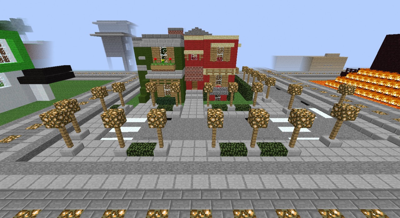 Townhouses Minecraft Map