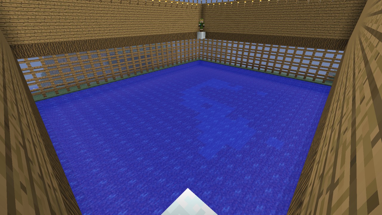 Simple Wooden Spleef Arena Minecraft Map