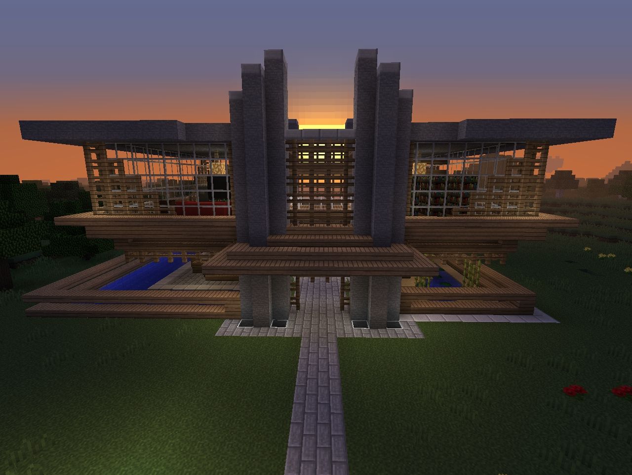 Mid-Century Modern Minecraft Map