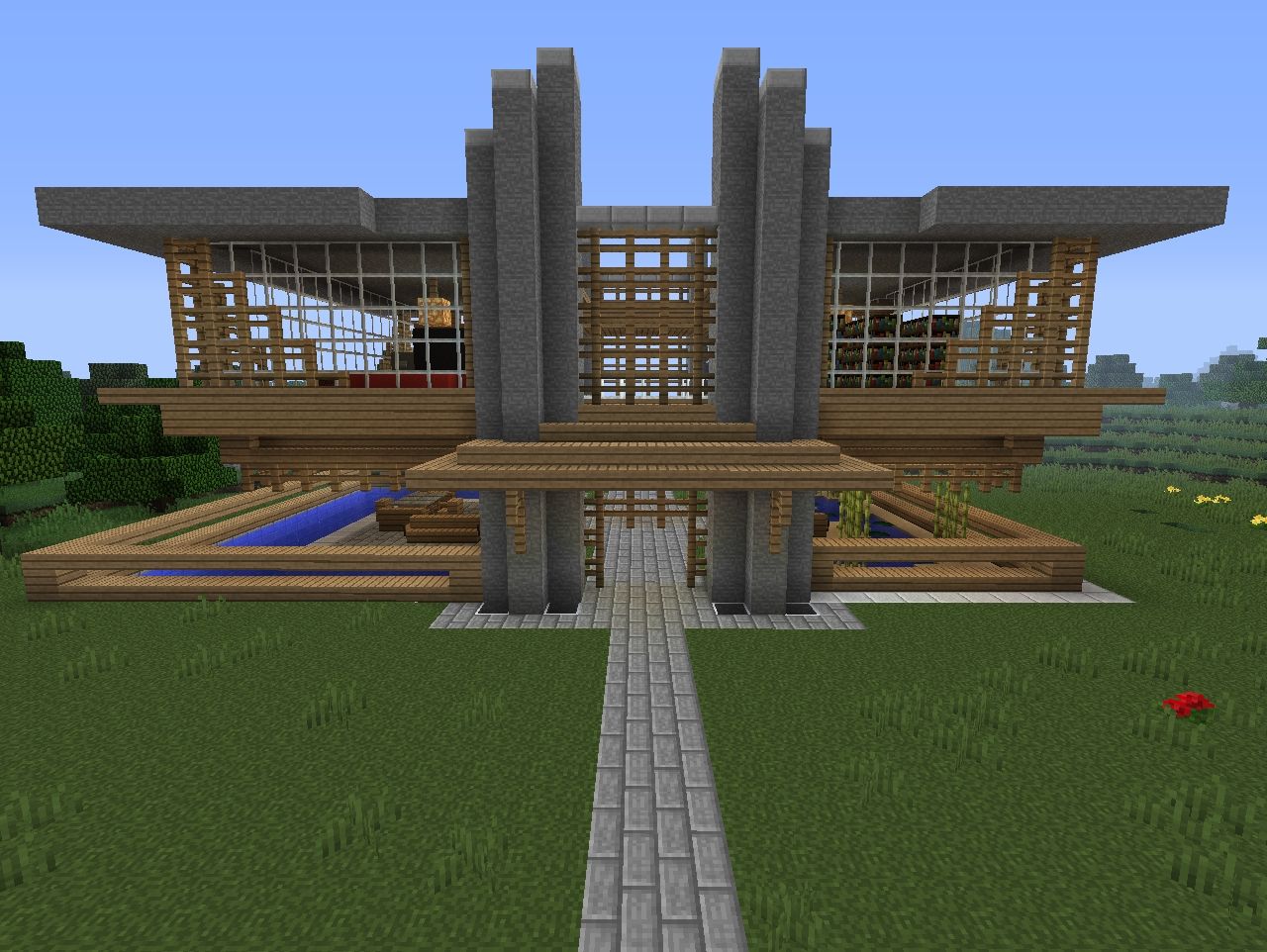 Mid-Century Modern Minecraft Map