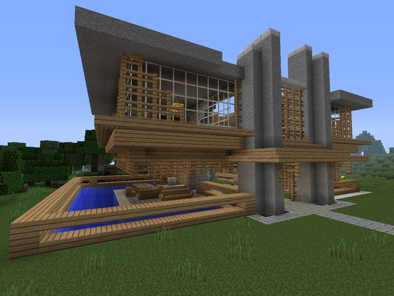 Mid-Century Modern Minecraft Map