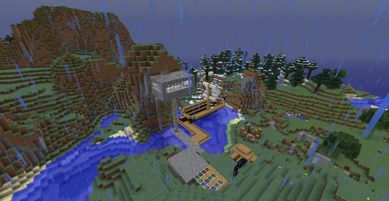 One of my old survival worlds Minecraft Map