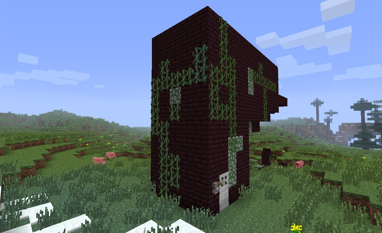 Old Nether Fortress Ruins Minecraft Map