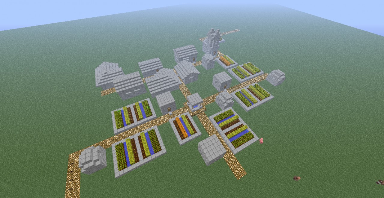 Futuristic Village Minecraft Map