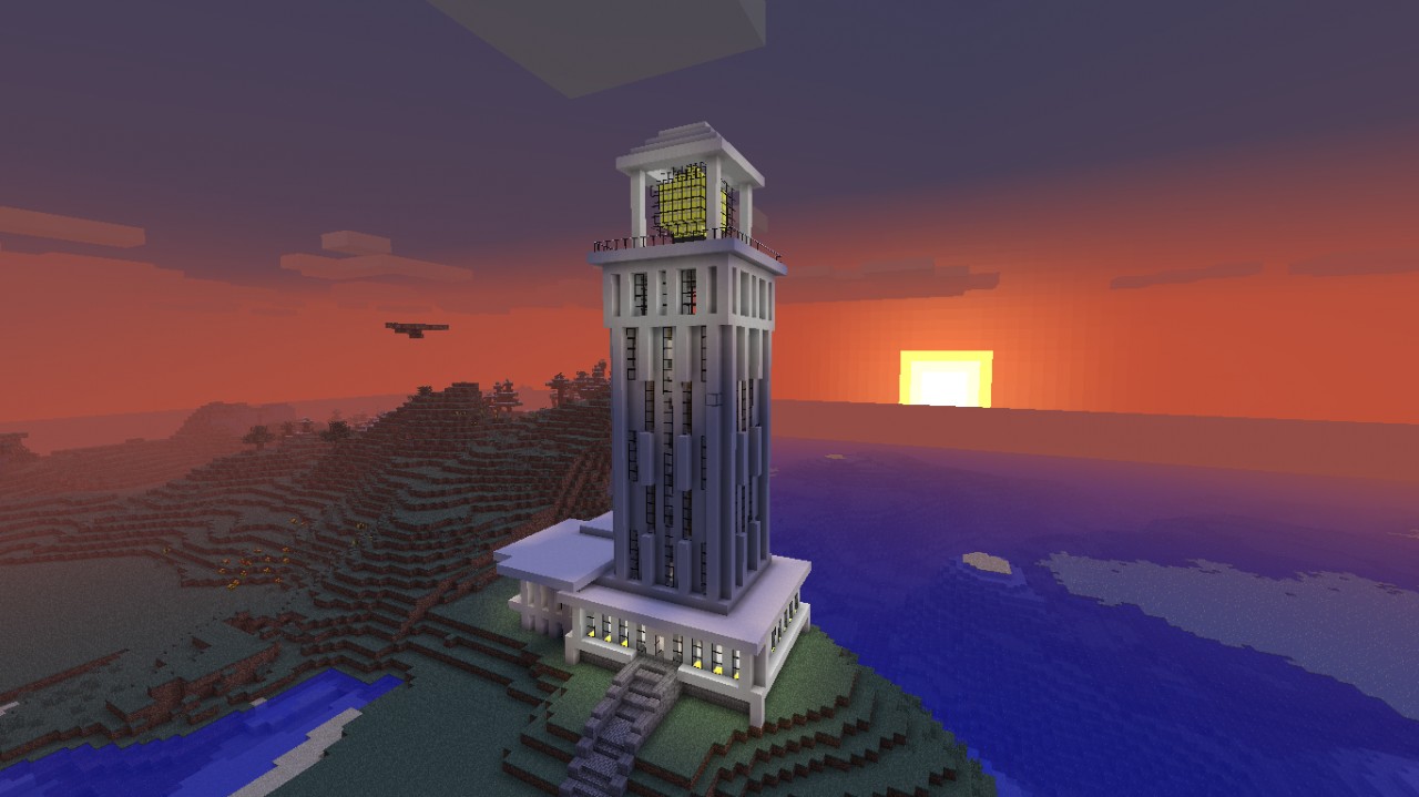 Modern Lighthouse HD DOWNLOAD Minecraft Map