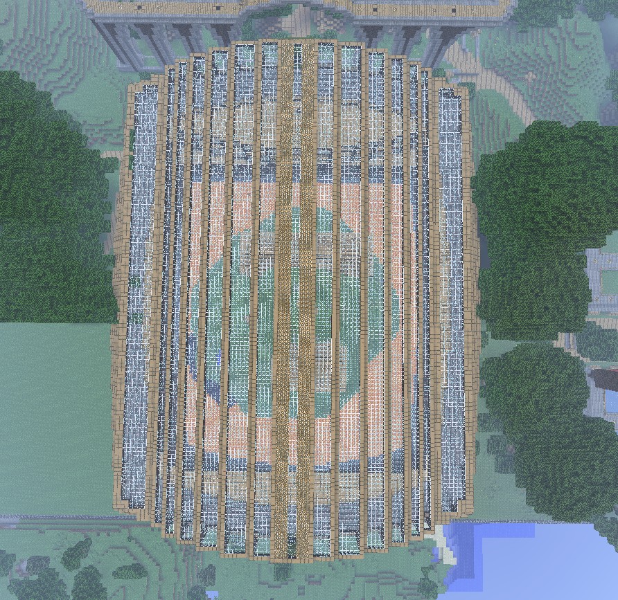 Large Modern Arena Minecraft Map