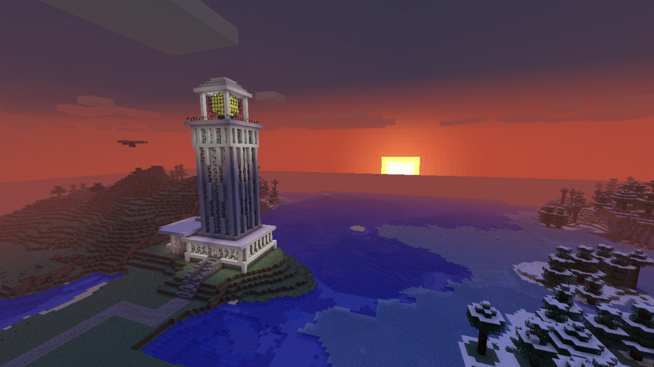Modern Lighthouse HD DOWNLOAD Minecraft Map