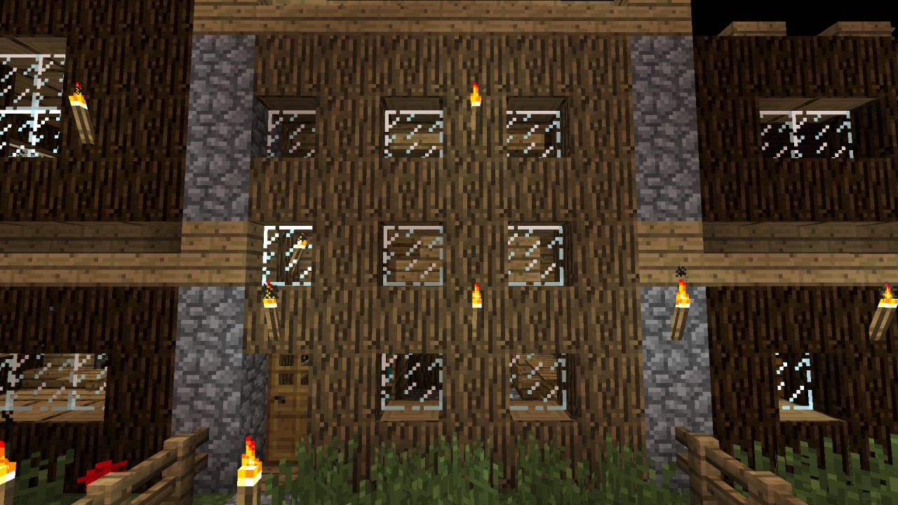 Small Wooden Town House Minecraft Map